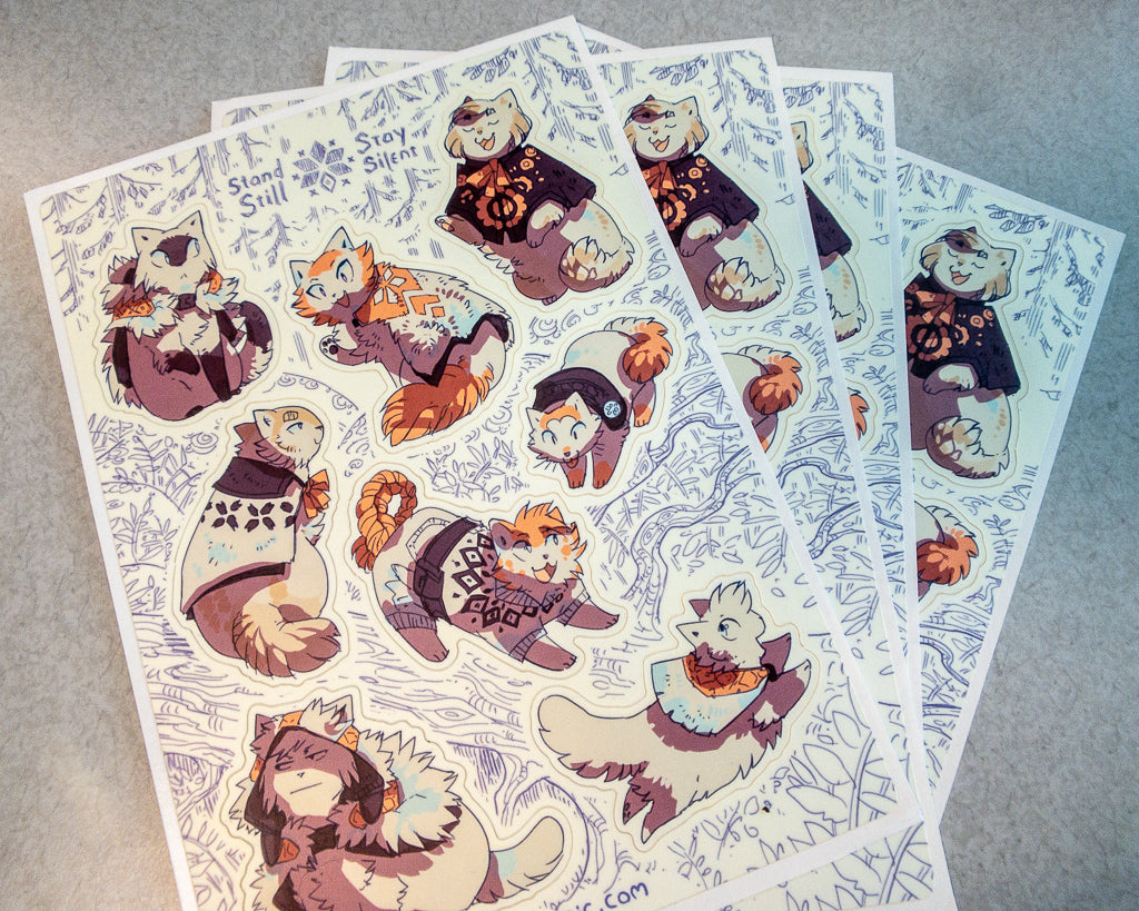 Stand Still Stay Silent - Sticker Sheet